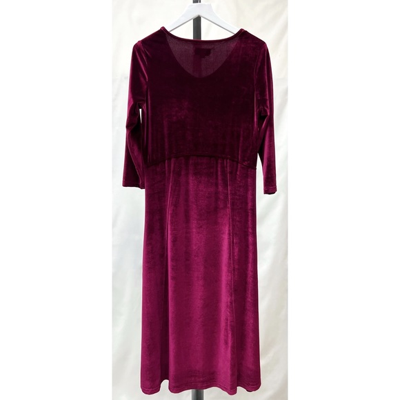 Norm Thompson | Dresses | Norm Thompson Deep Burgundy Wine Red 34 ...